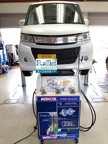 スズキ パレットSW PALETTE SW MK21S 走行13万キロ超 CVTF 無交換のツケは大きい！！ オートマオイル交換 CVTF トルコン太郎 和歌山県 海南市 より