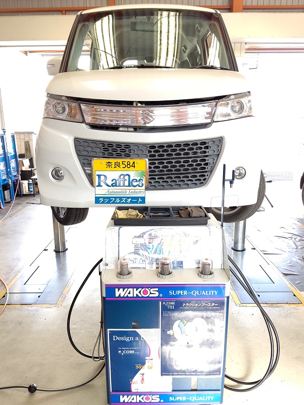 スズキ パレットSWターボ PALETTE SW MK21S 中古車 走行10万キロ CVTジャダー・滑る！ ダダダダッ・ ウヮ～ン・・ドン！ CVTF交換 トルコン太郎 圧送交換 奈良県 ...